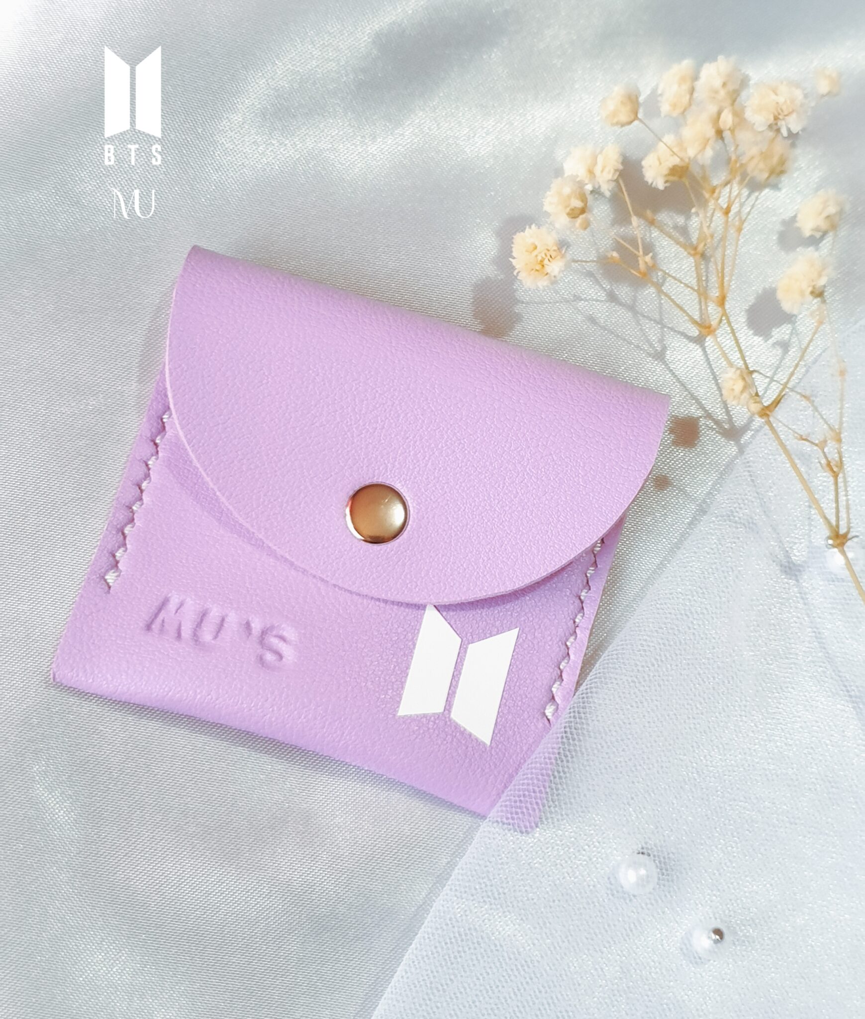 BTS Leather Pouch – Mu's Accessories